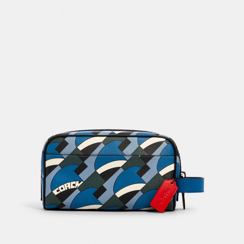 COACH® Outlet | COACH® Outlet | Small Travel Kit With Deco Bridge Geo Print