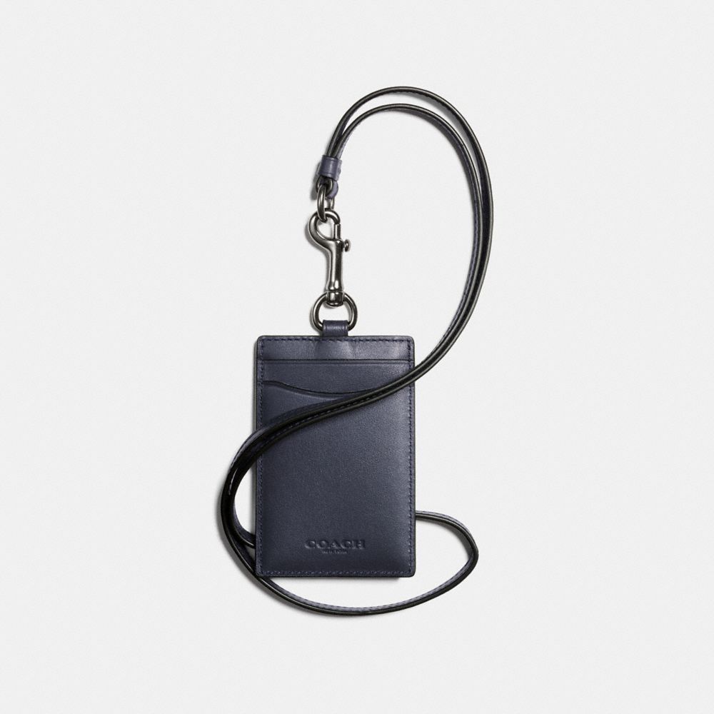 COACH® | Id Lanyard In Signature Leather | COACH®