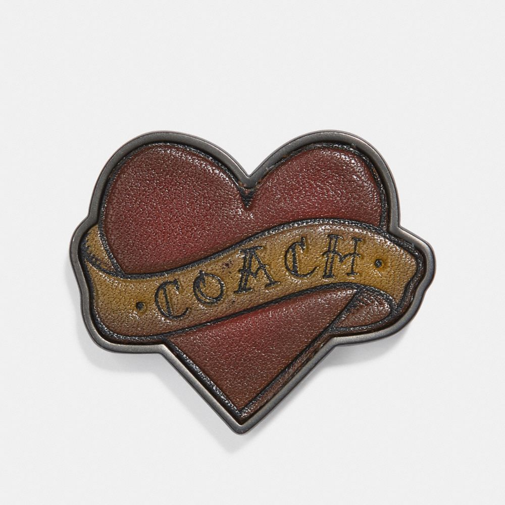 COACH®: Pin With Tattoo Heart