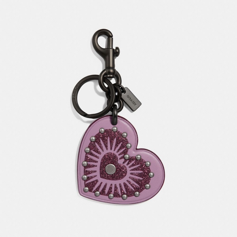 COACH®: Heart Applique Bag Charm