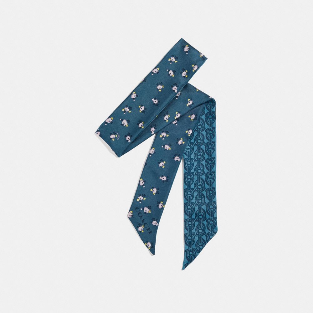 COACH® Outlet | Signature Chain Monogram Skinny Scarf