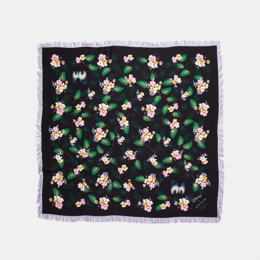 COACH® | Disney X Coach Forest Floral Fringe Scarf