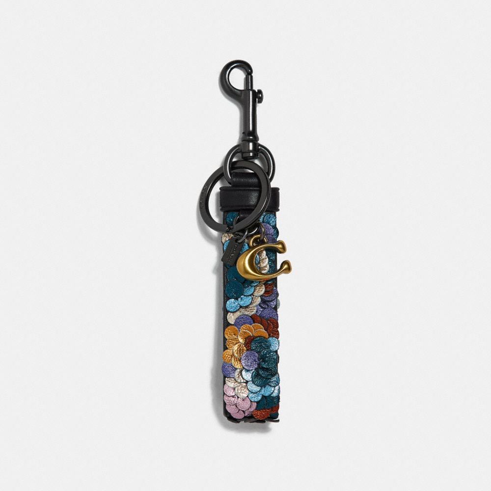 COACH® | Leather Sequin Charm Loop | COACH®