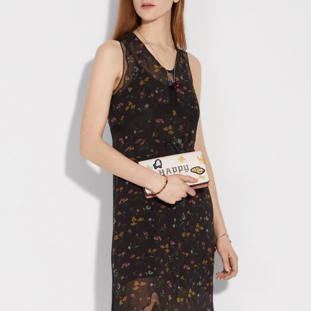 COACH® | Disney X Coach Happy Foldover Crossbody Clutch COACH® | Disney X Coach Happy Foldover Crossbody Clutch
