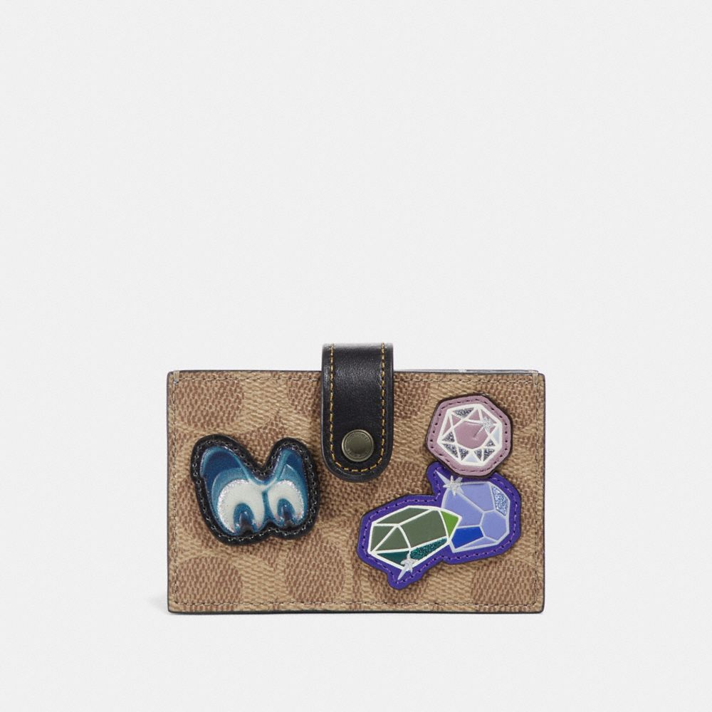 COACH® | Disney X Coach Accordion Card Case In Signature Patchwork | COACH®