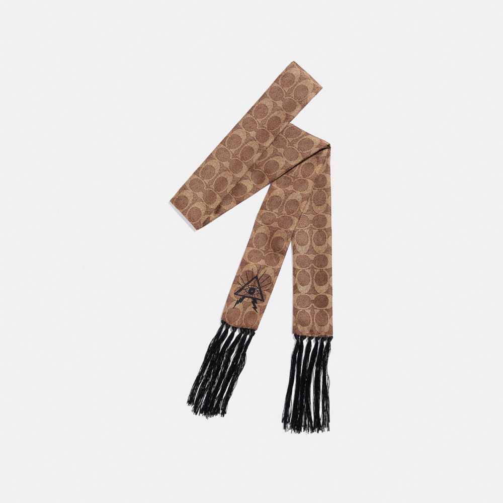 COACH® | COACH® | Signature Pyramid Eye Skinny Scarf