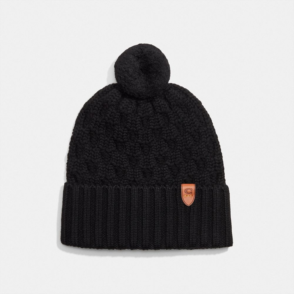 COACH® | Textured Knit Beanie