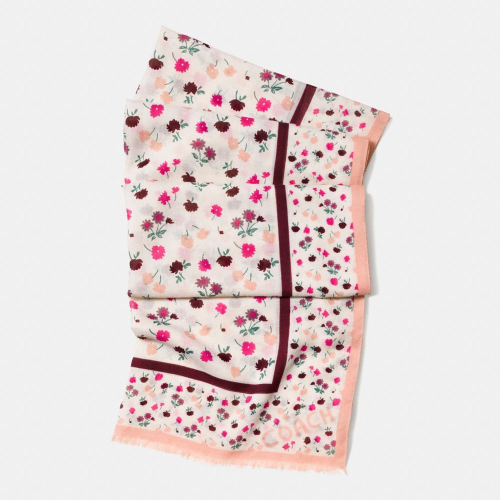 COACH® | COACH®: Daisy Field Oblong Scarf