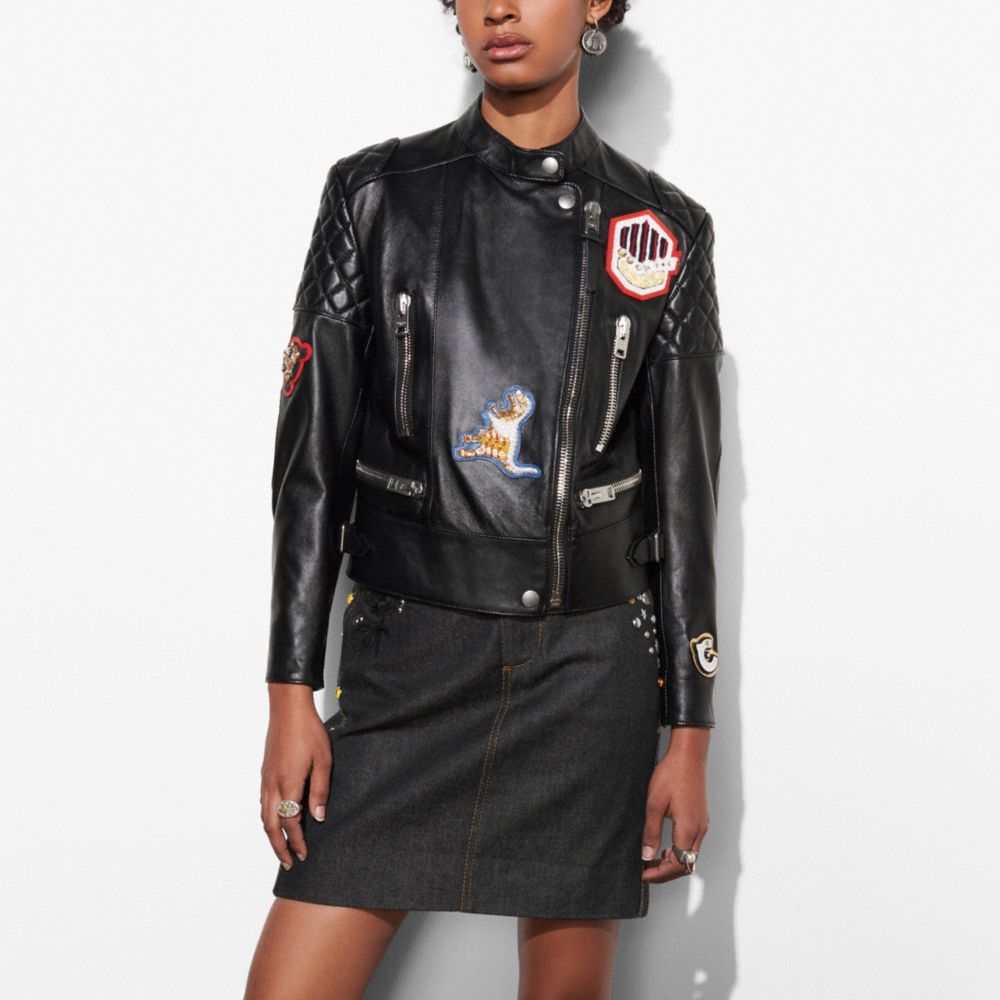 COACH®: Biker Jacket