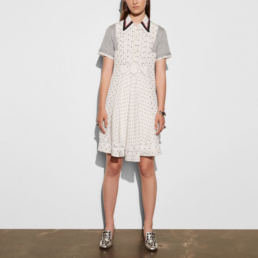 COACH® | COACH®: Printed Bib Ribbon Dress