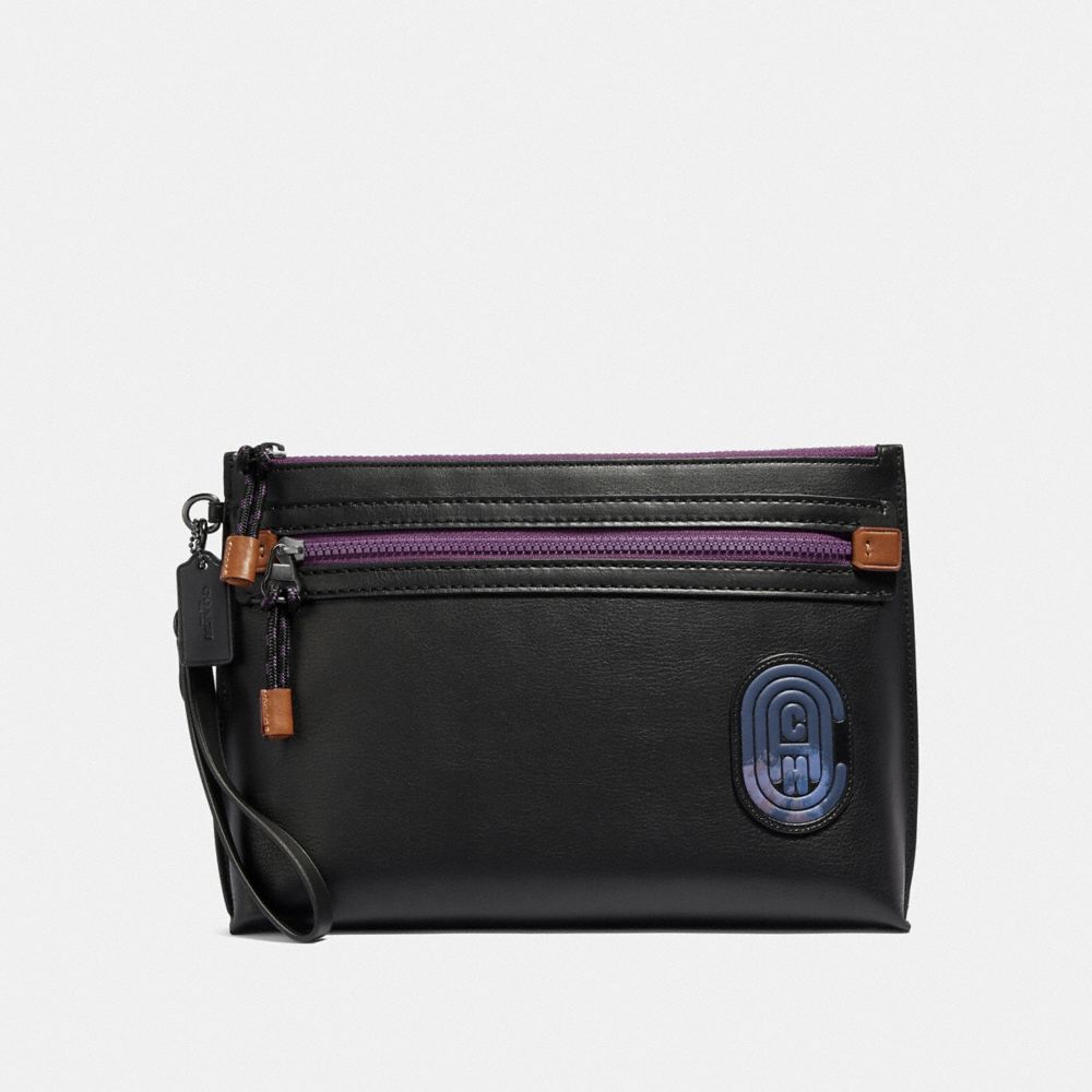 COACH® | COACH®: Academy Pouch With Coach Patch