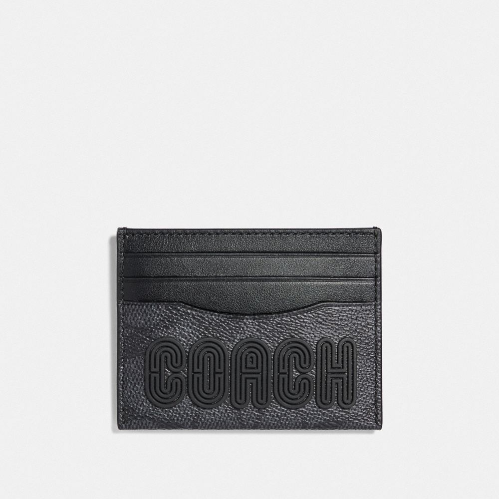 Card Case In Signature Canvas With Coach Print | COACH®