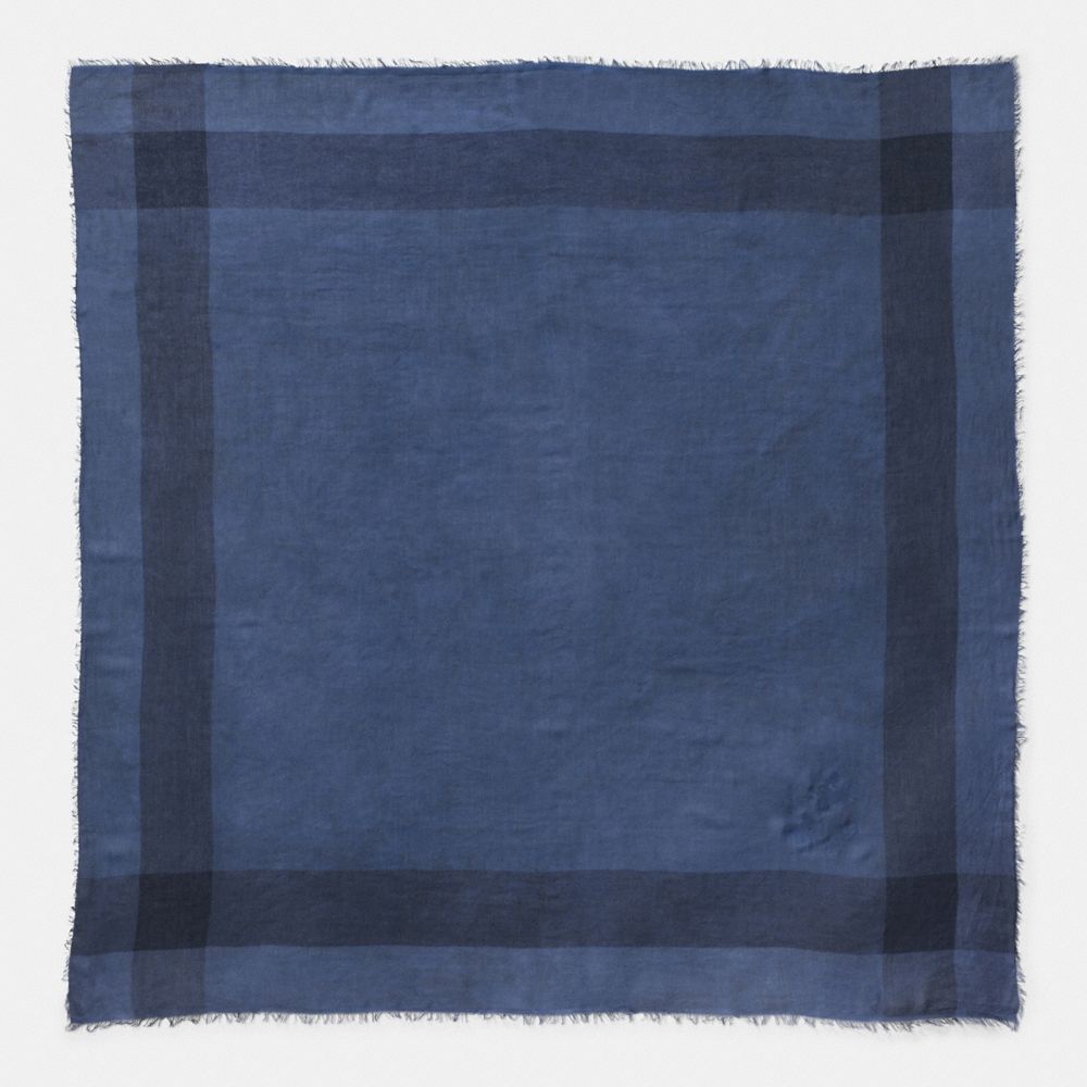 COACH® | Denim Windowpane Challis