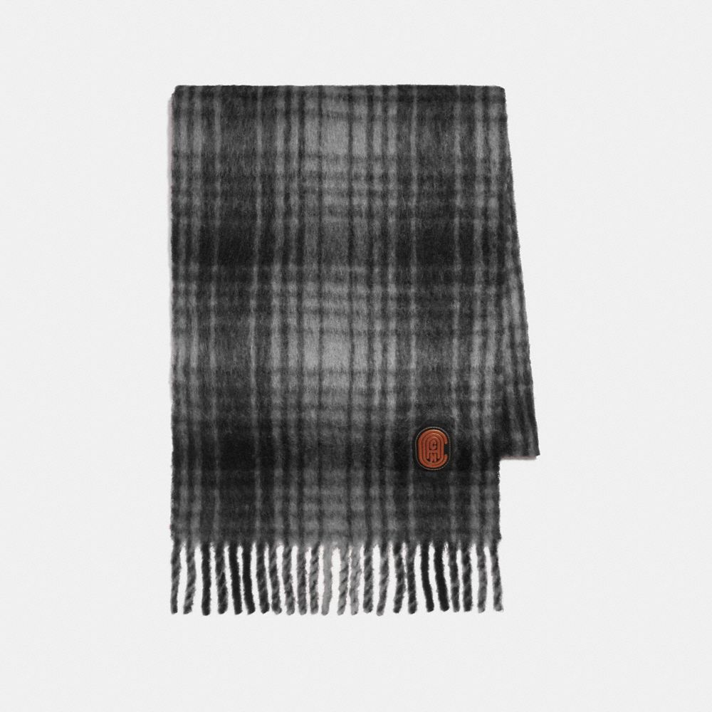 COACH® | Hunting Plaid Print Oversized Muffler