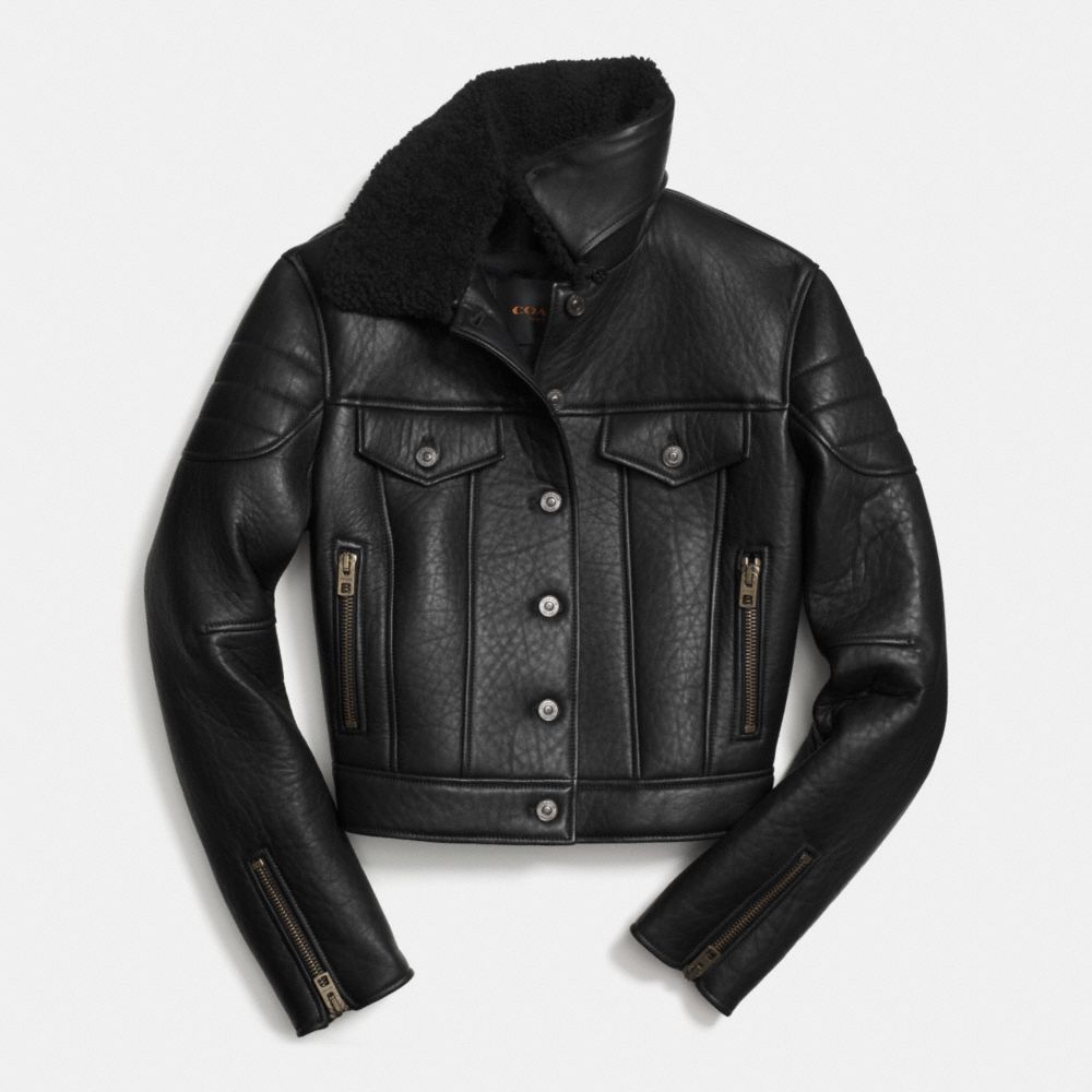 Leather Biker Jacket | COACH®