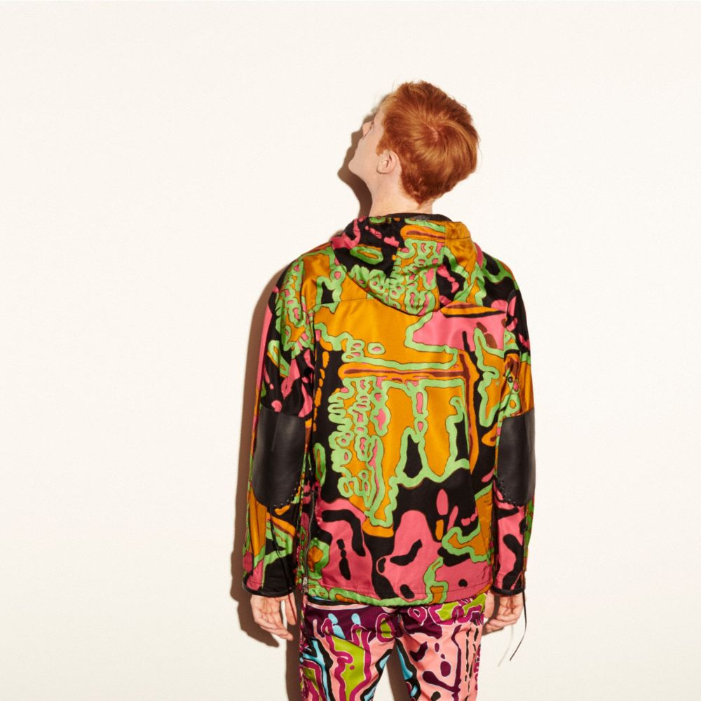 COACH®: Printed Parka Jacket
