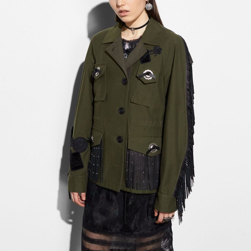 COACH® | COACH®: Western Military Jacket With Pockets