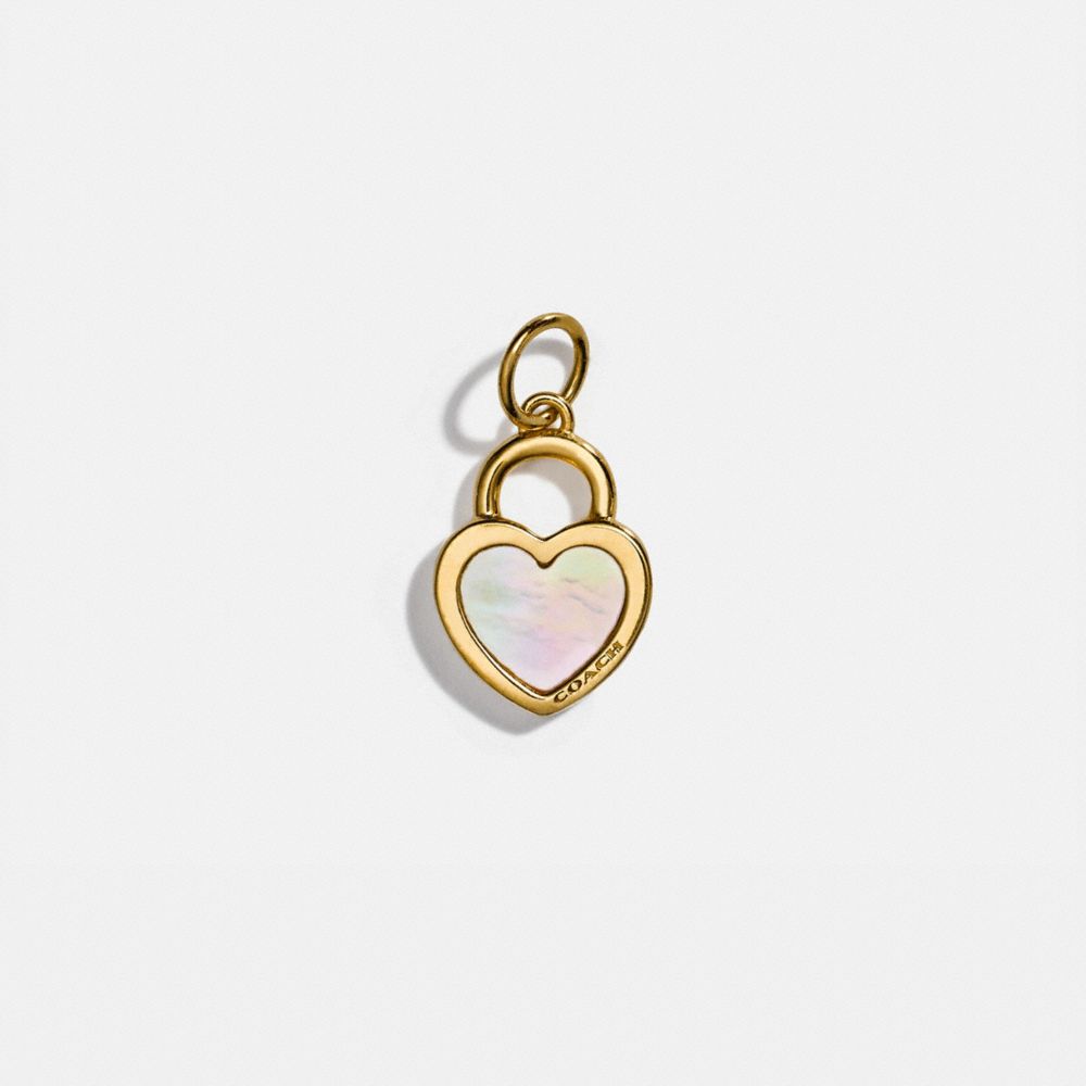COACH® | Collectible Pearl Heart Charm