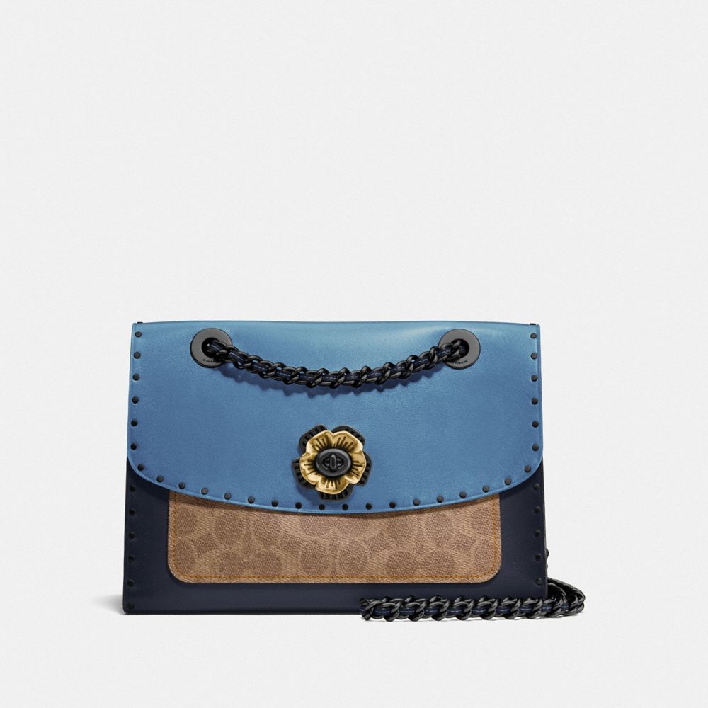 COACH® | Parker In Signature Canvas With Rivets