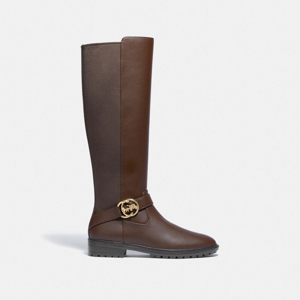 Coach Farrah Leather Boot Deals | www.valleyglass.com