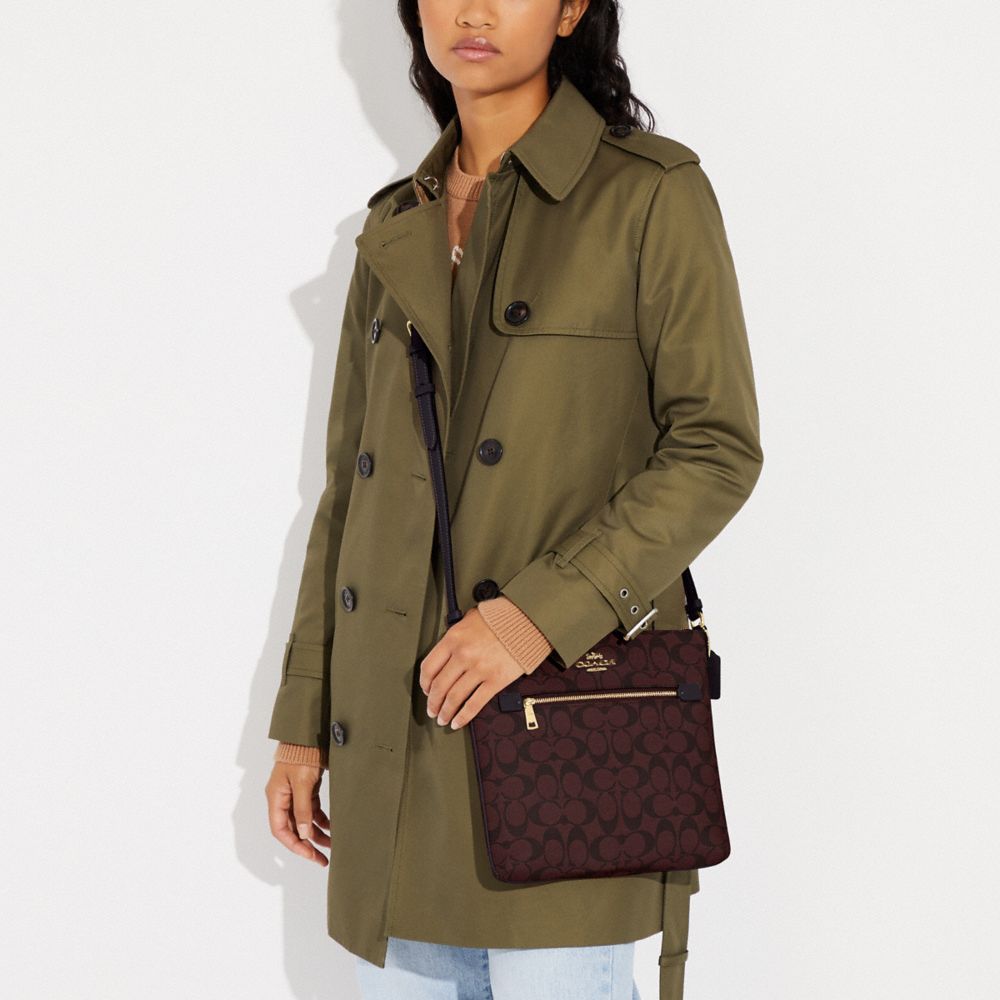 COACH® Outlet | Rowan File Bag In Signature Canvas