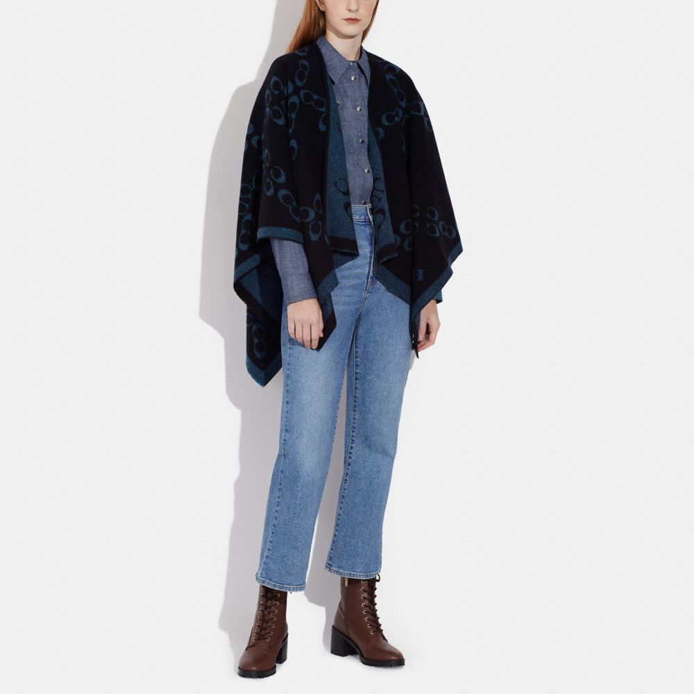 COACH® GB | Signature Poncho