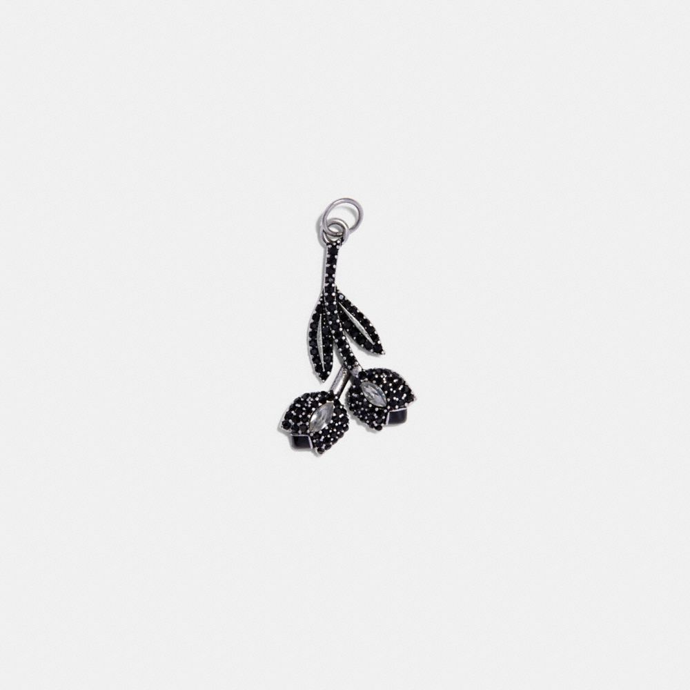 COACH® | Jet Double Flower Charm