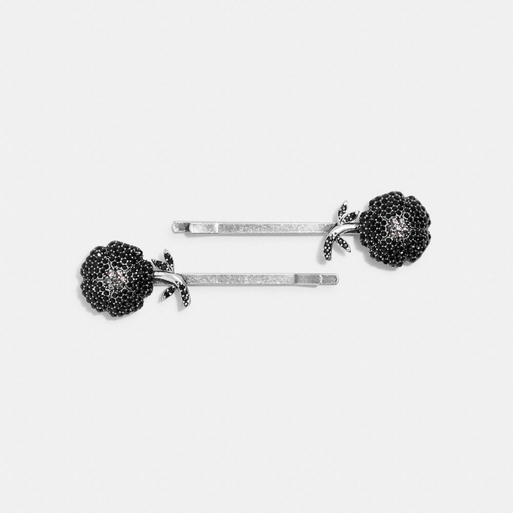 COACH® | Jet Flower Hair Pins