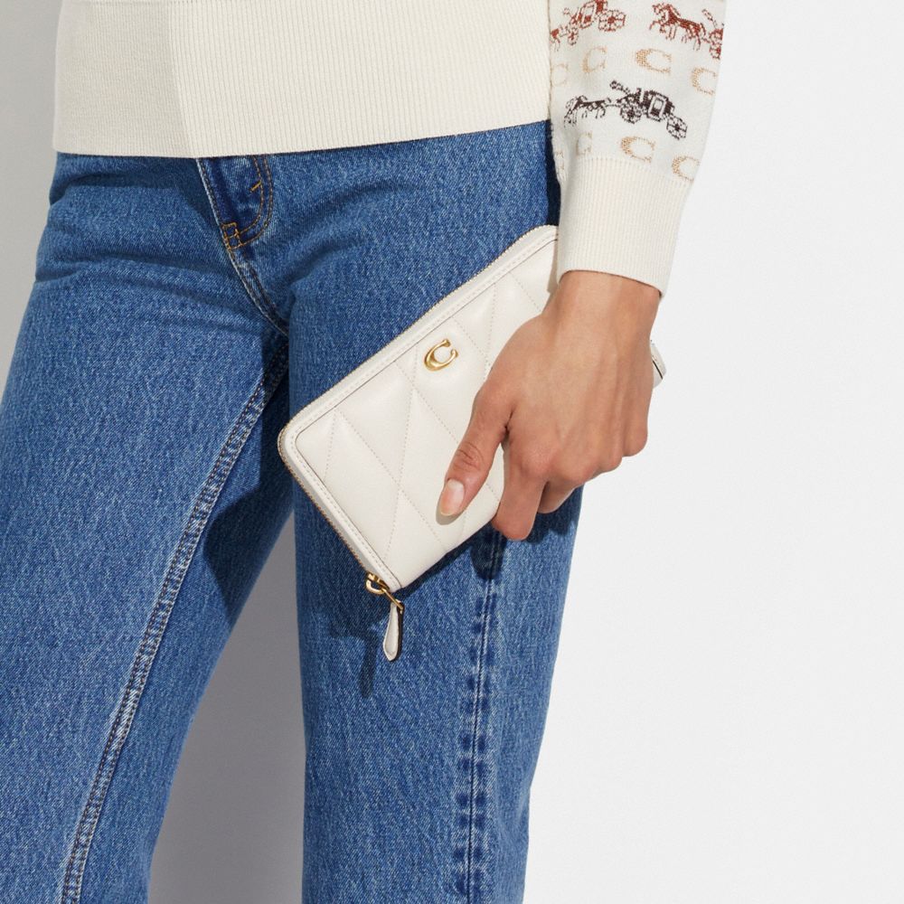 COACH® | Accordion Zip Wallet With Pillow Quilting