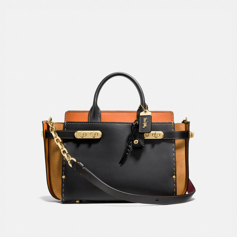 COACH® | Restored Coach Double Swagger In Colorblock | COACH®