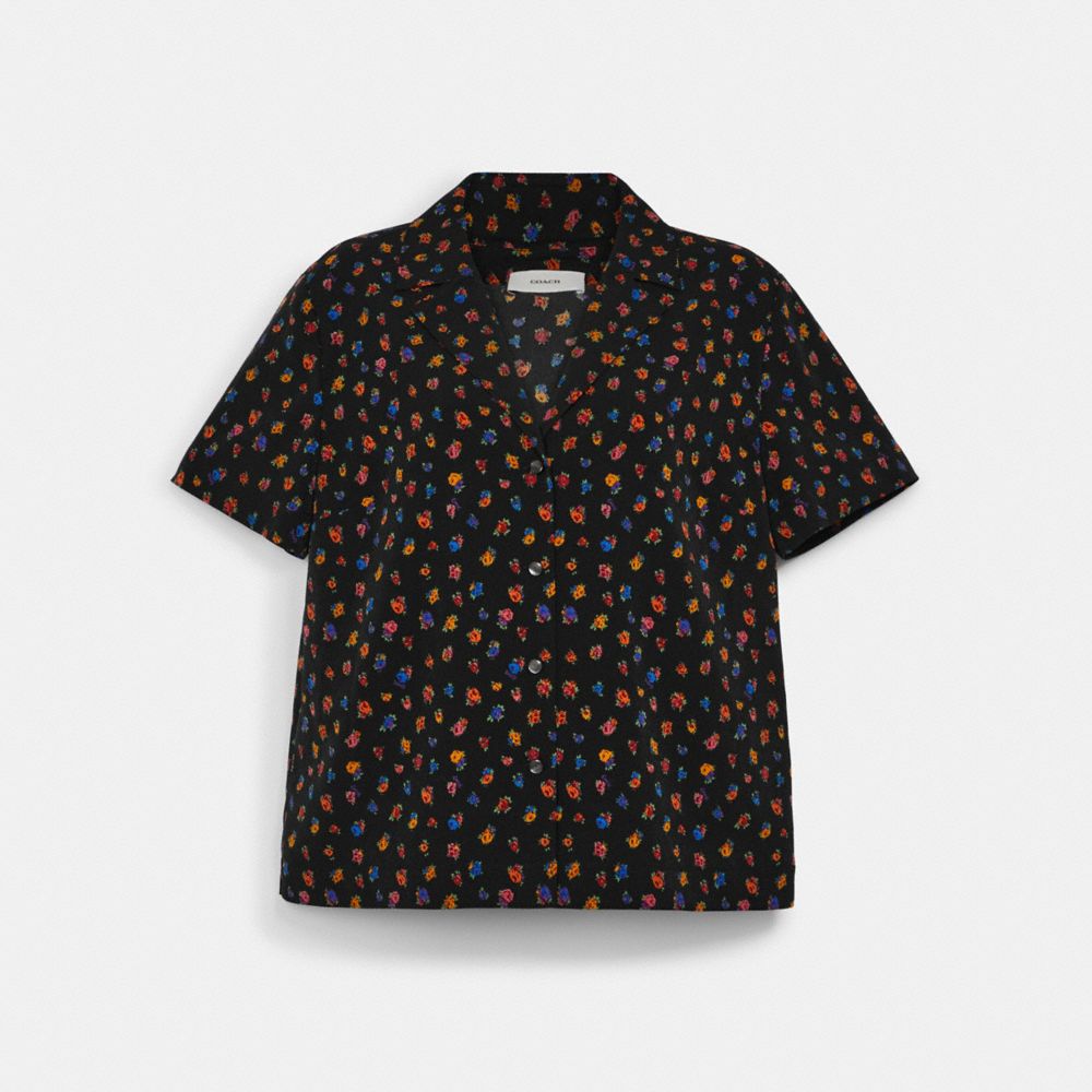 COACH® | Floral Button Down Top