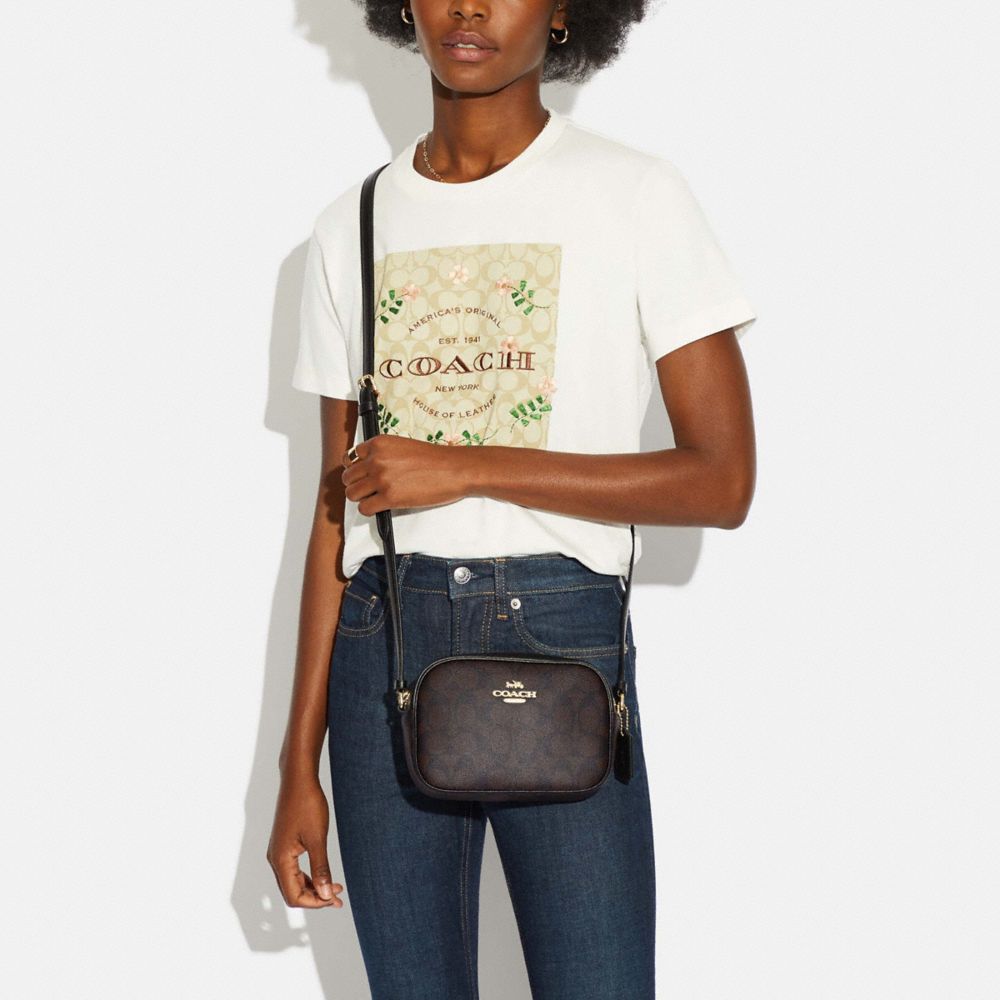 COACH® Outlet | Mini Jamie Camera Bag In Signature Canvas