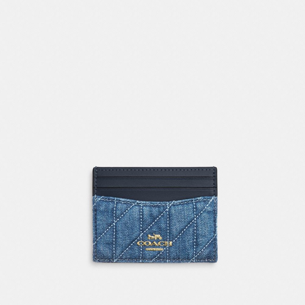 COACH® RO | Leave Slim Id Card Case In Regenerative Cotton With ...