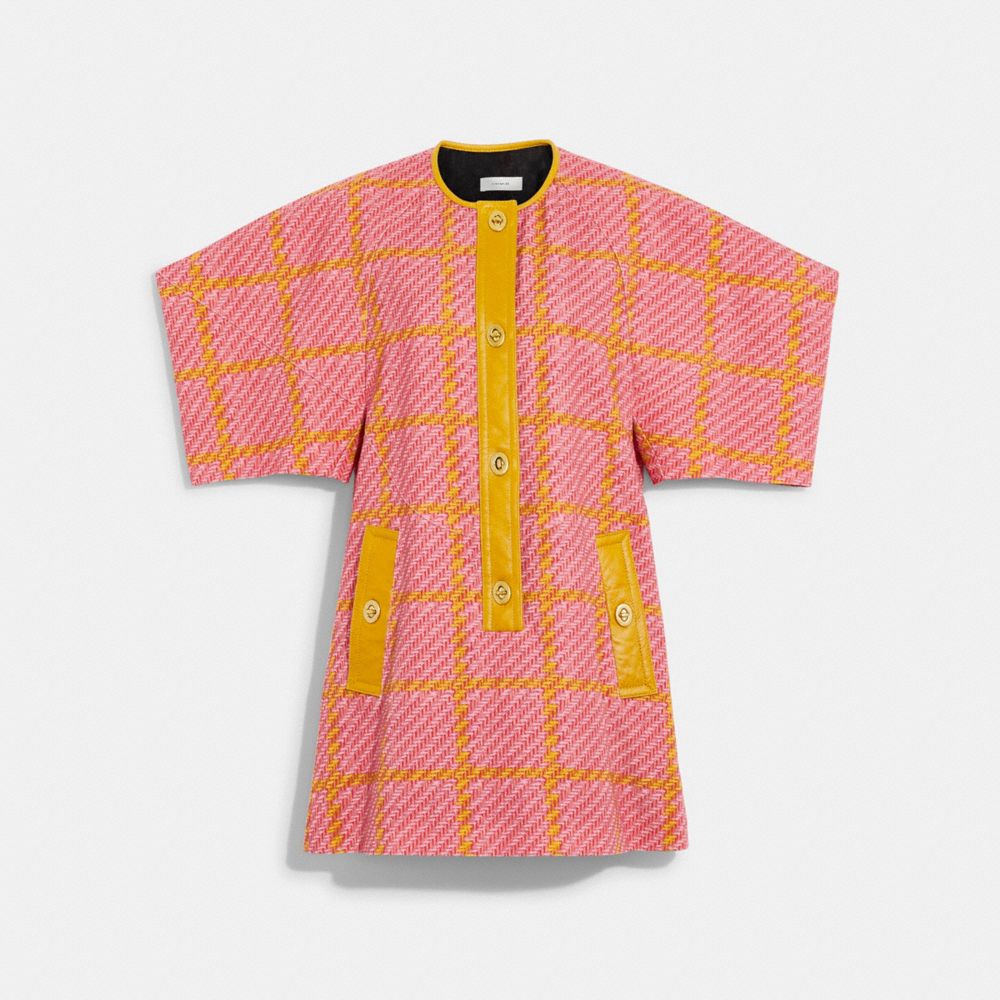 COACH® | Plaid Dress In Organic Cotton