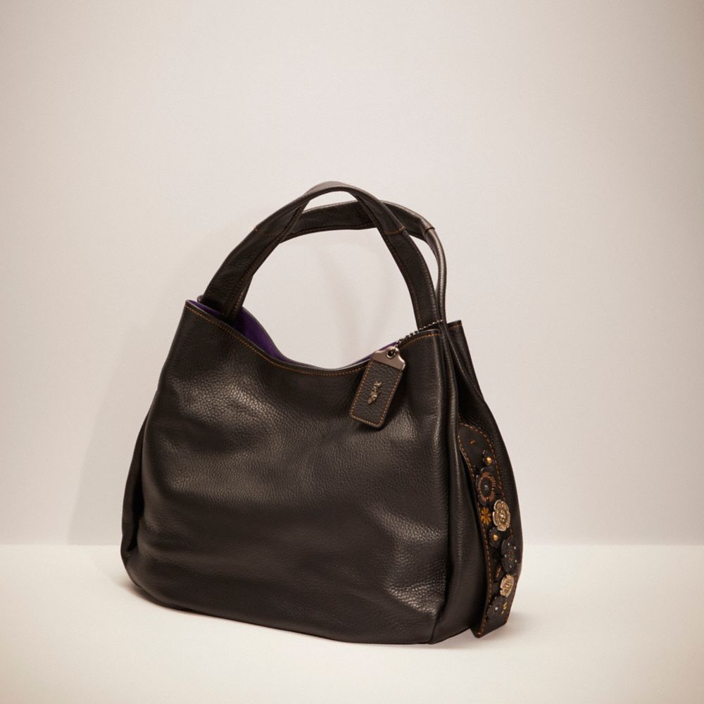 Restored Bandit Hobo 39 With Tooled Tea Rose | COACH®