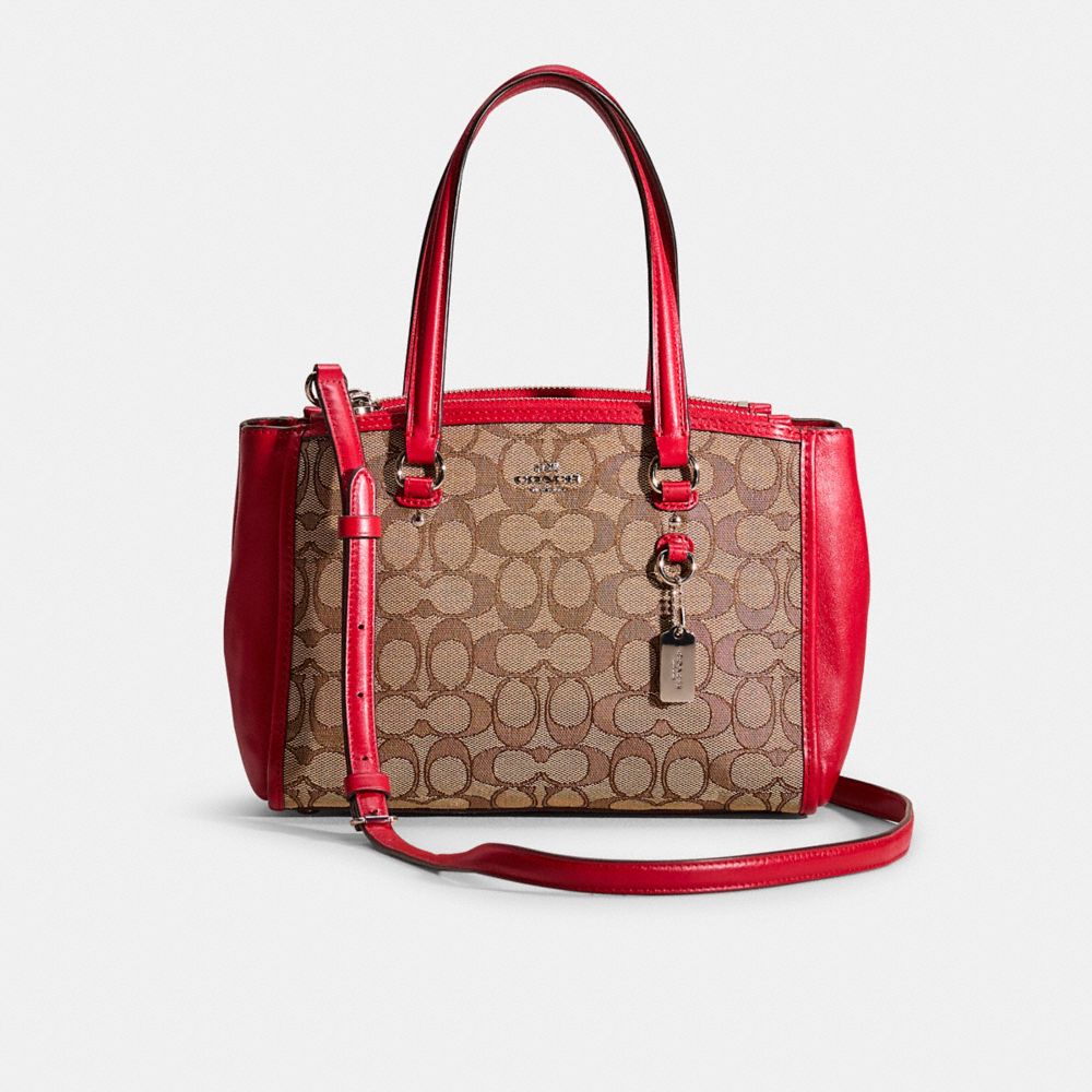 Coach Restored Stanton Carryall 26 In Signature Jacquard In Brown ...