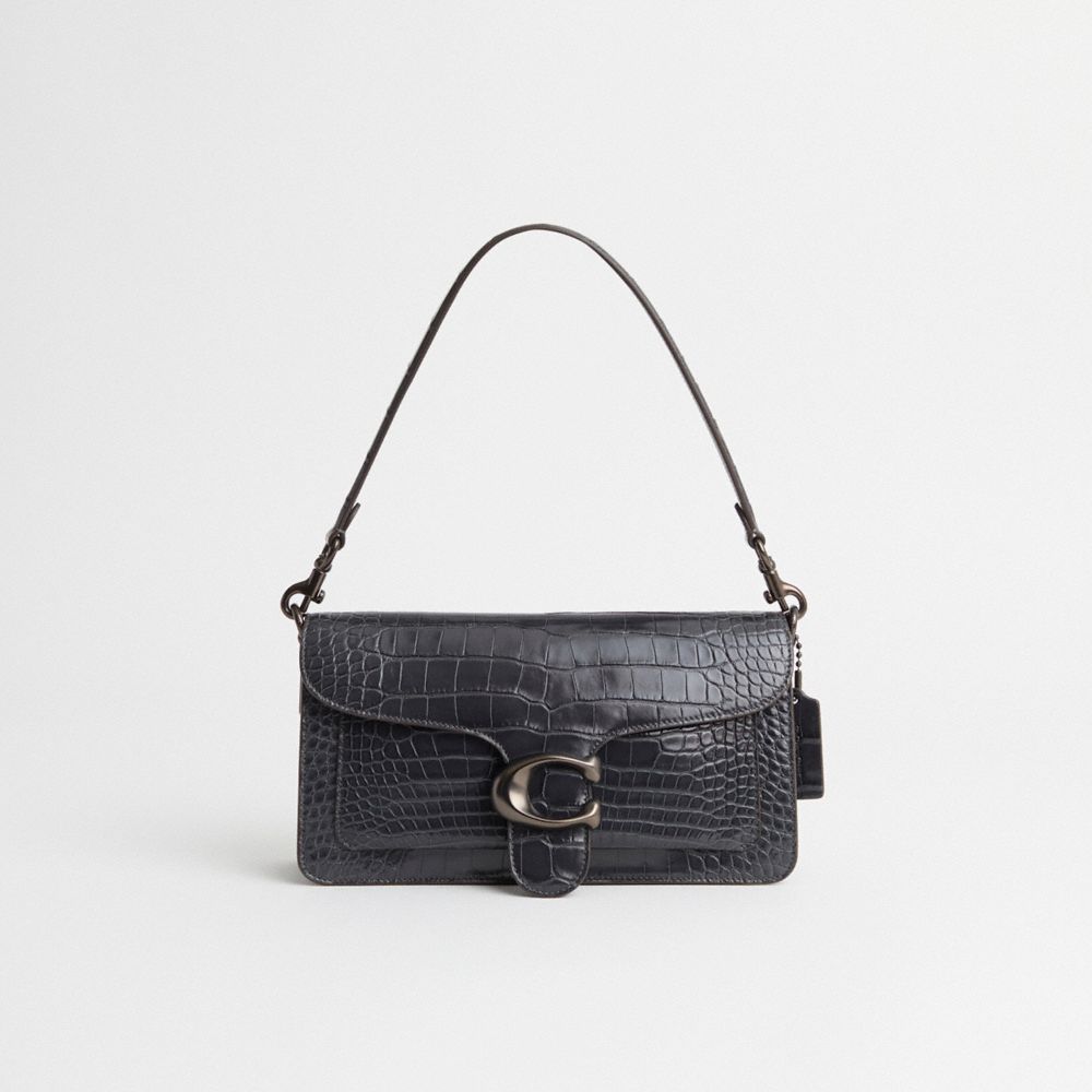 Coach Restored Tabby Shoulder Bag 26 In Alligator In Gray | ModeSens