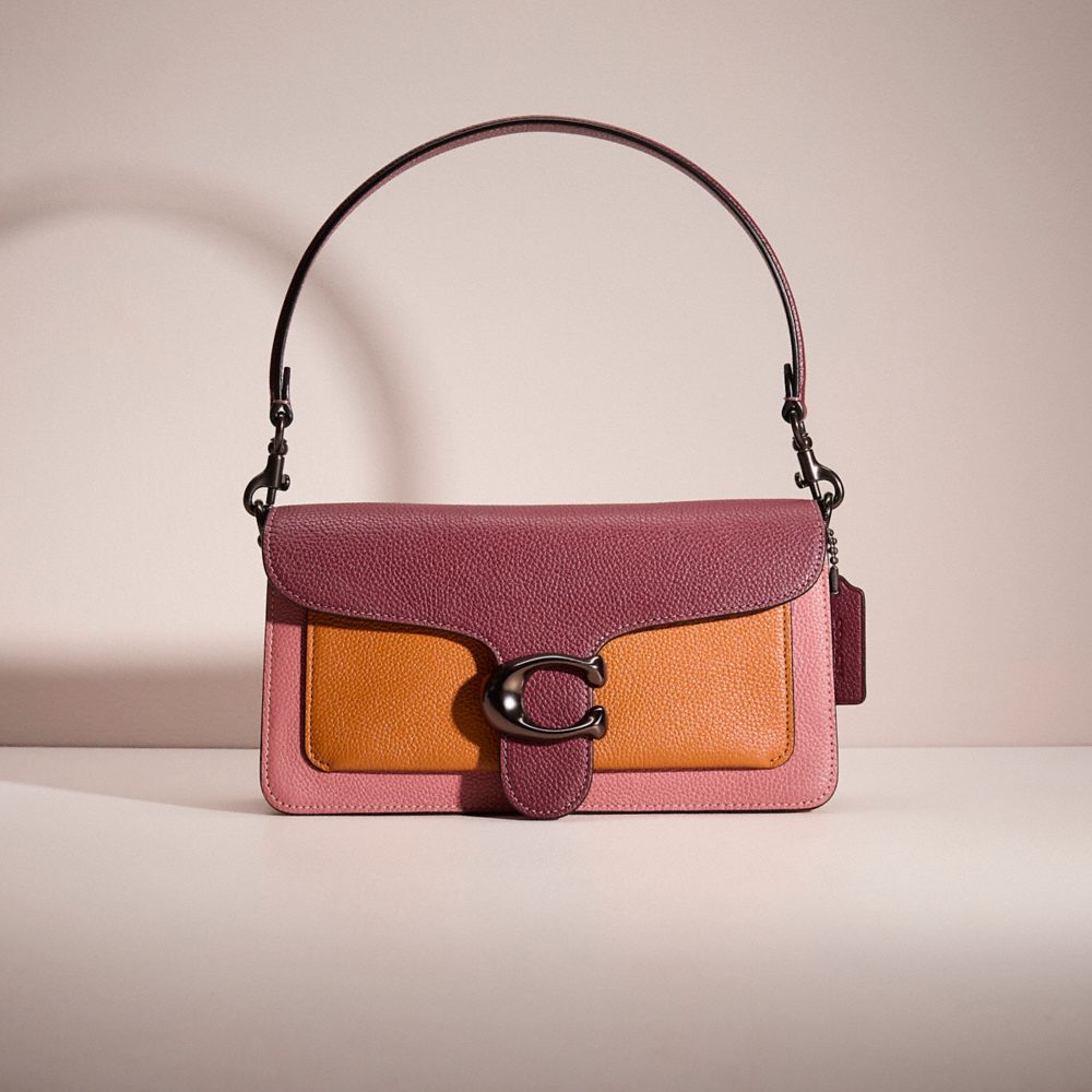 Coach Restored Tabby Shoulder Bag 26 In Colorblock In Pewter/vintage ...