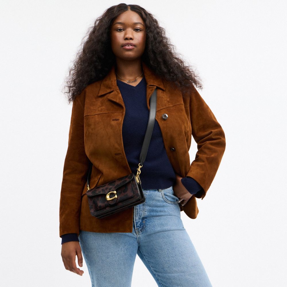 COACH® GB | Tabby Shoulder Bag 20 In Haircalf With Leopard Print