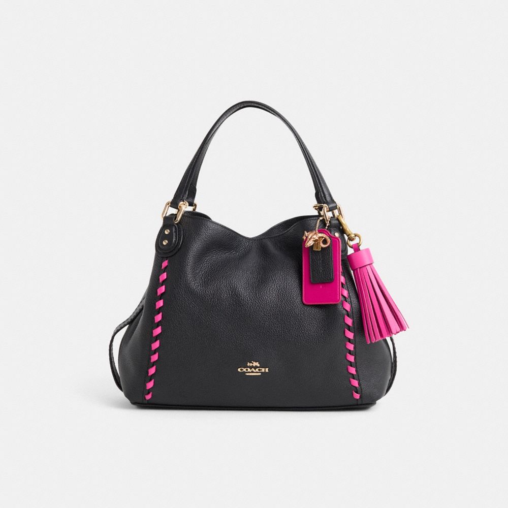 Coach Upcrafted Edie Shoulder Bag 28 In Black | ModeSens