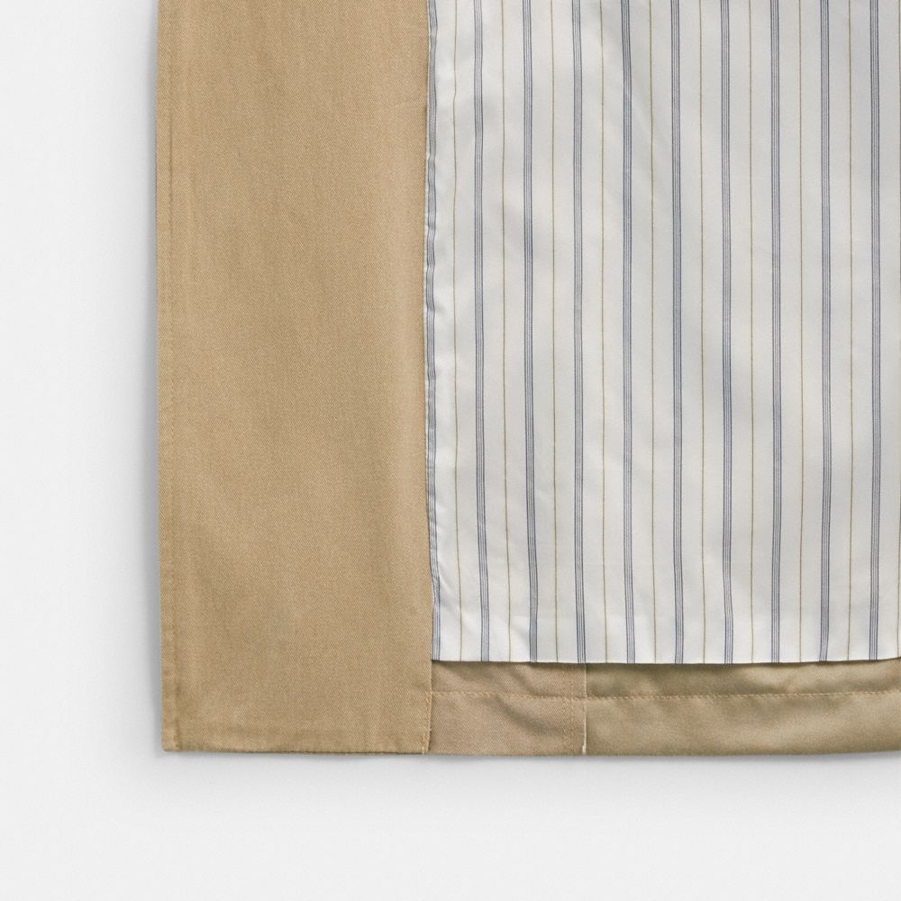 COACH® SI | Repurposed Cotton Trench Coat