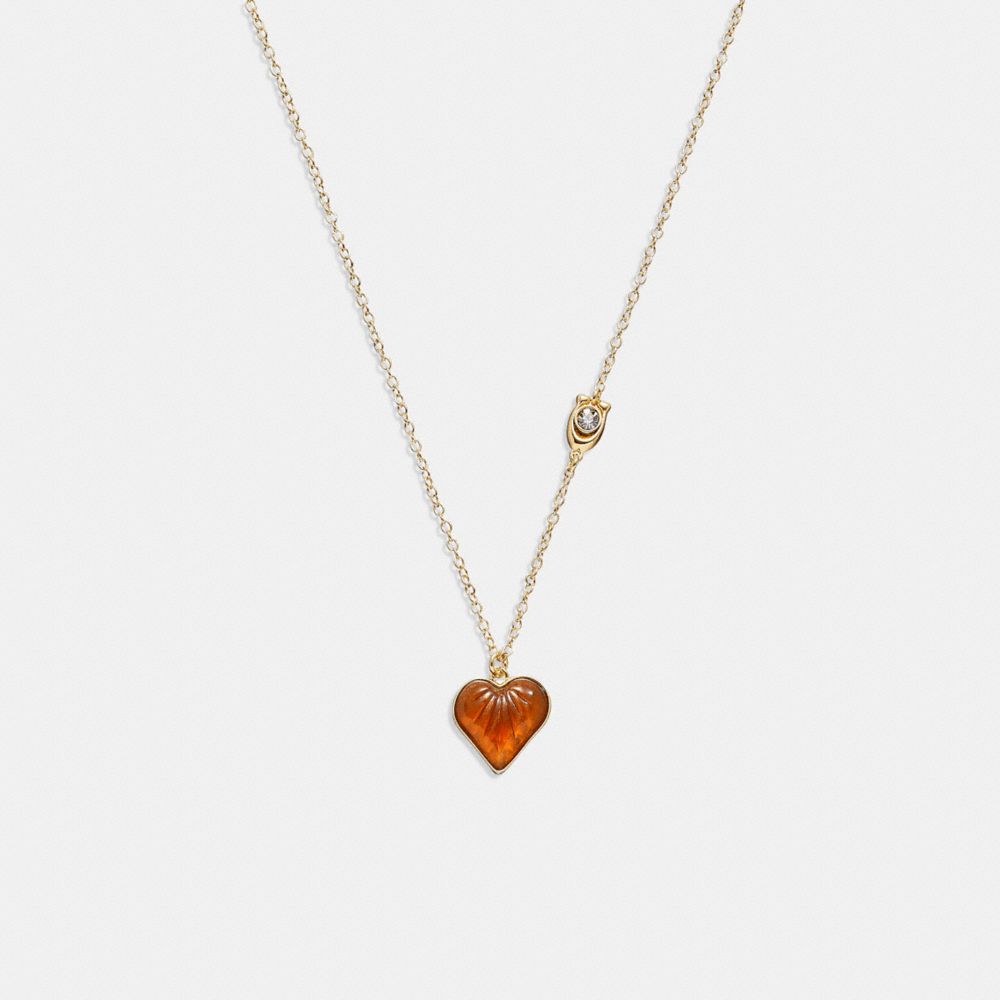 COACH® Outlet | Heart Charm Necklace