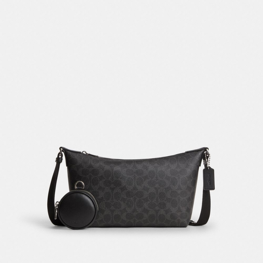 COACH® GB | Small Finn Crossbody Bag With Pouch In Signature Canvas
