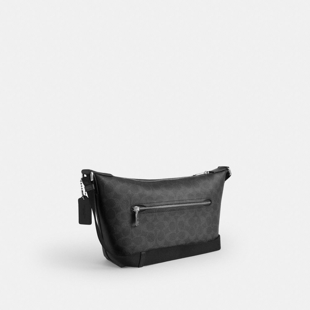 COACH® AD | Small Finn Crossbody Bag With Pouch In Signature Canvas ...
