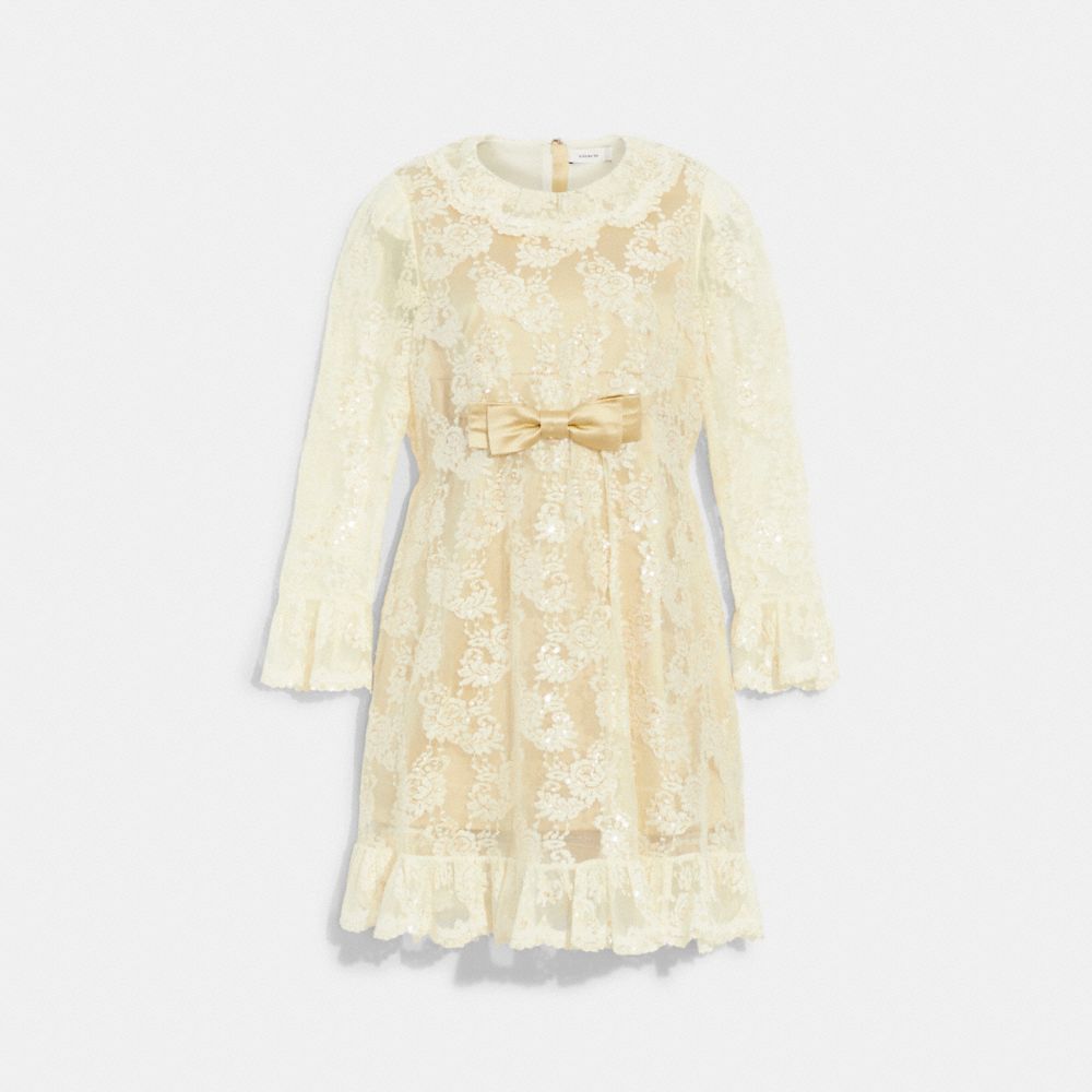 COACH® | Embroidered Lace Dress