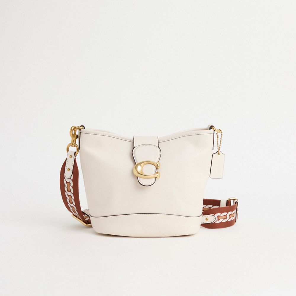 Coach Restored Tali Bucket Bag In Brass/chalk | ModeSens