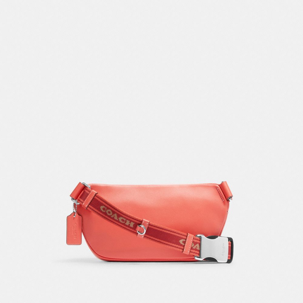 COACH® | Elias Belt Bag In Colorblock Signature Canvas