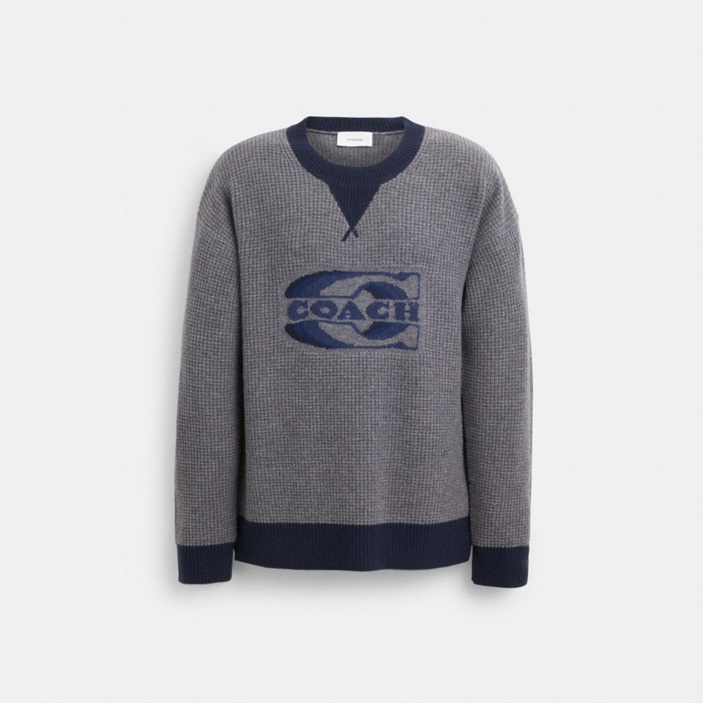 Coach Gradient Signature Crewneck Sweater International Shipping