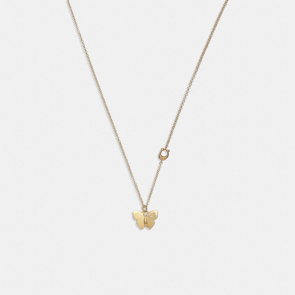 COACH® | Butterfly Pendant Necklace