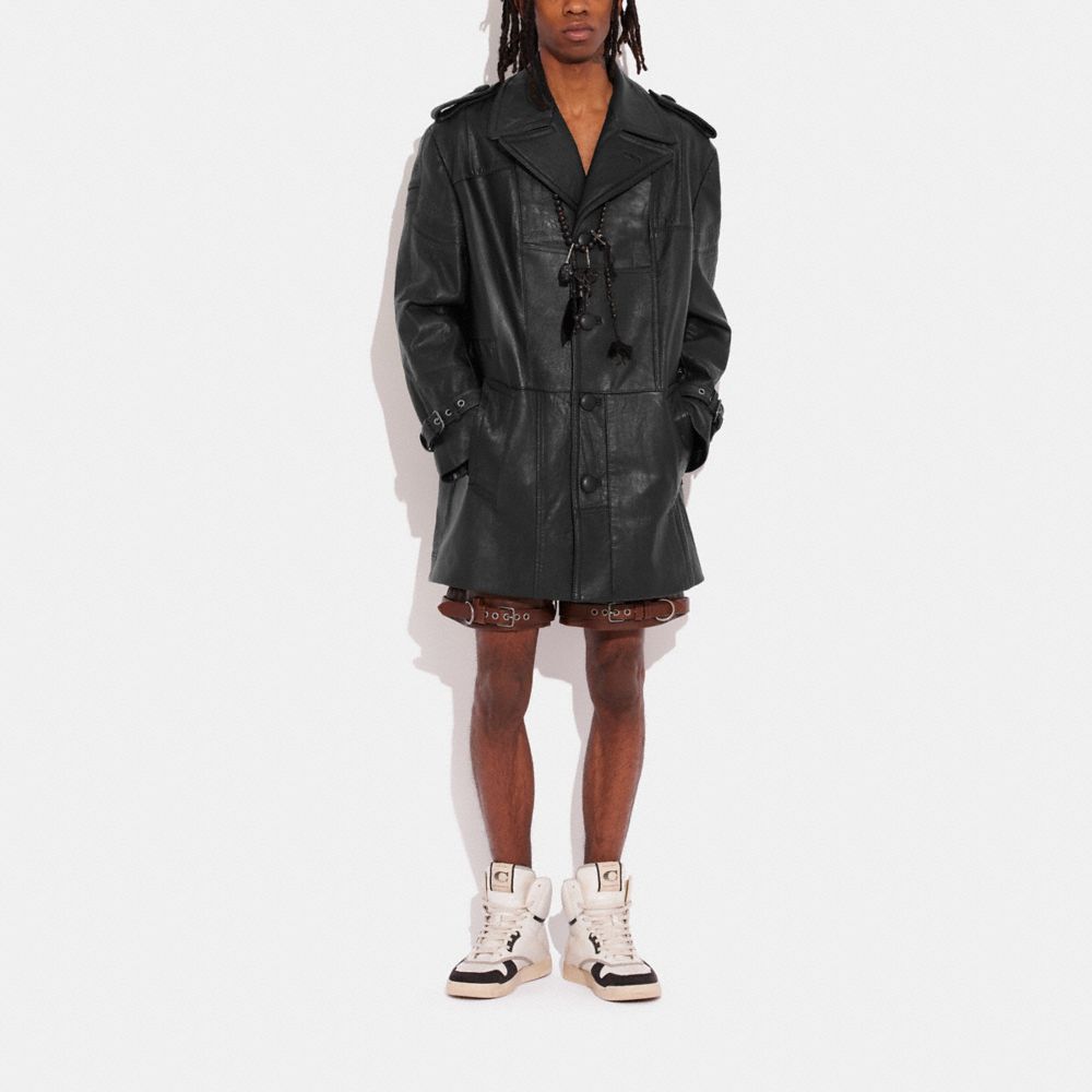COACH® | Repurposed Leather Coat